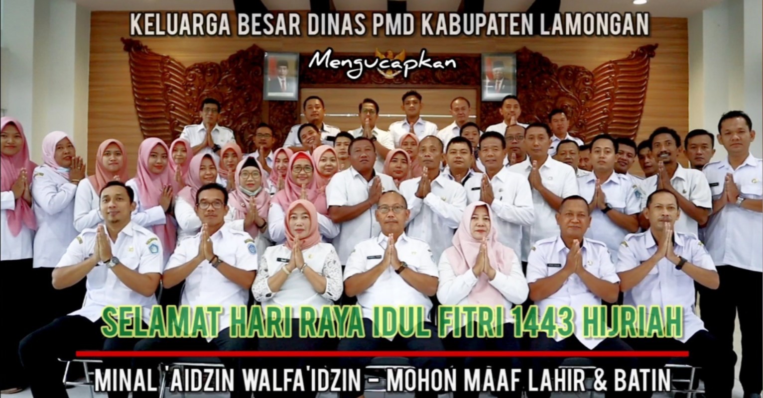 SELAMAT HARI RAYA IDUL FITRI 1443 H - MINAL 'AIDZIN WALFAIDZIN MOHON MAAF LAHIR DAN BATIN ...
