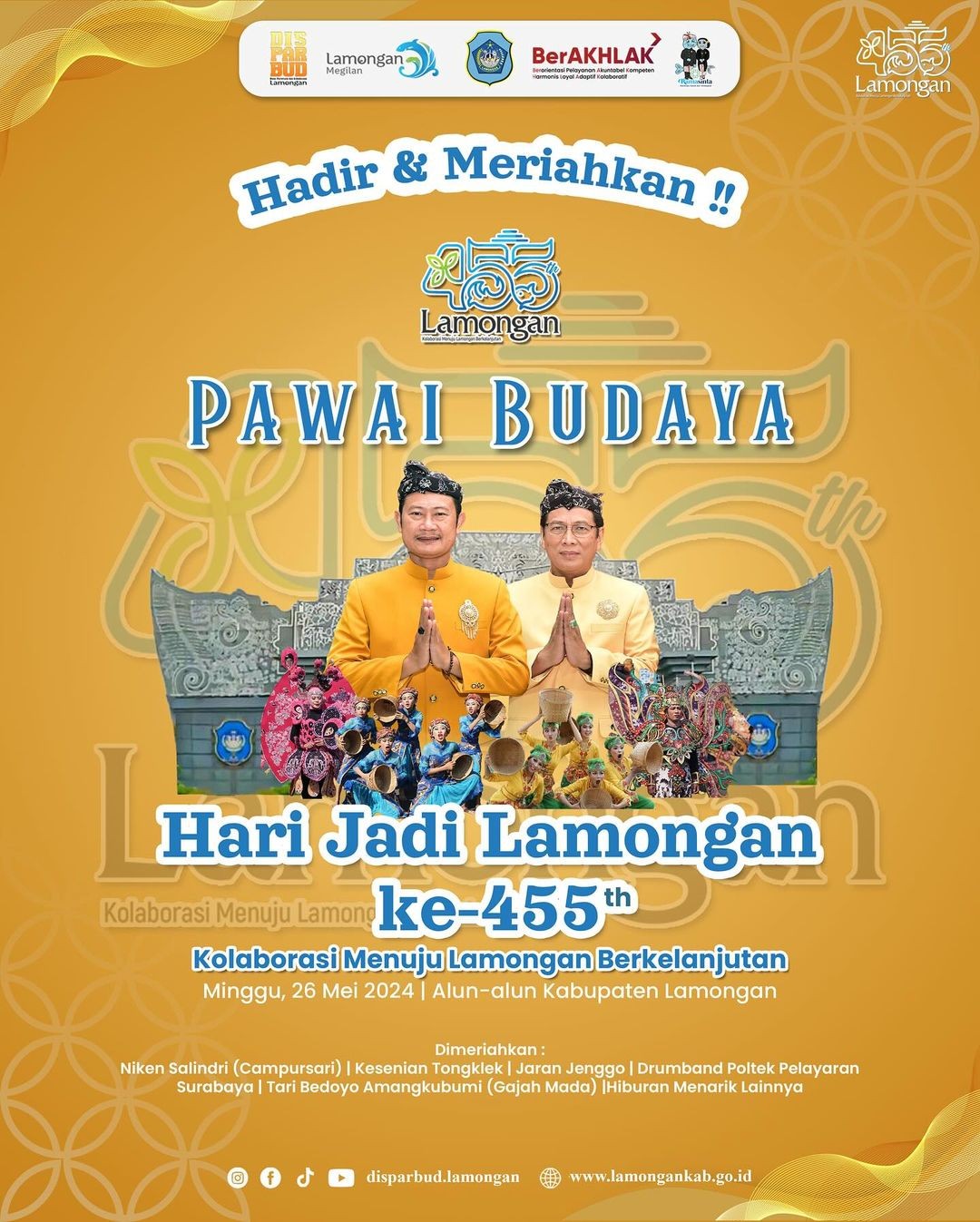 Pawai Budaya | Dinas Pariwisata dan Kebudayaan Kabupaten Lamongan